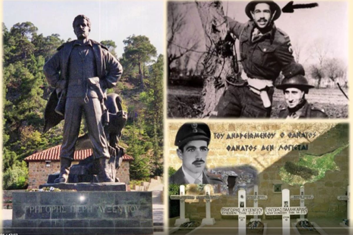 Γρηγόρης Αυξεντίου: Η ζωή, η δράση και η θυσία του Σταυραετού του ...