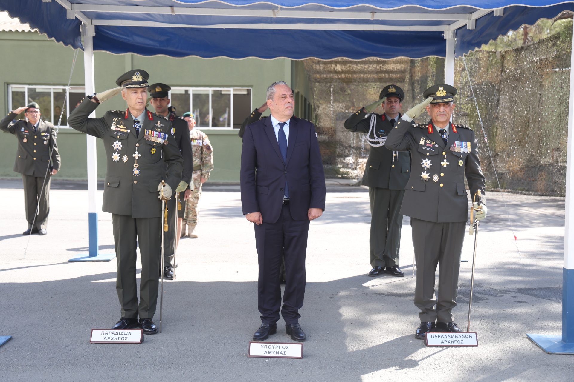 Εθνική Φρουρά: Τελετή Παράδοσης – Παραλαβής Καθηκόντων Αρχηγού - Defenceline